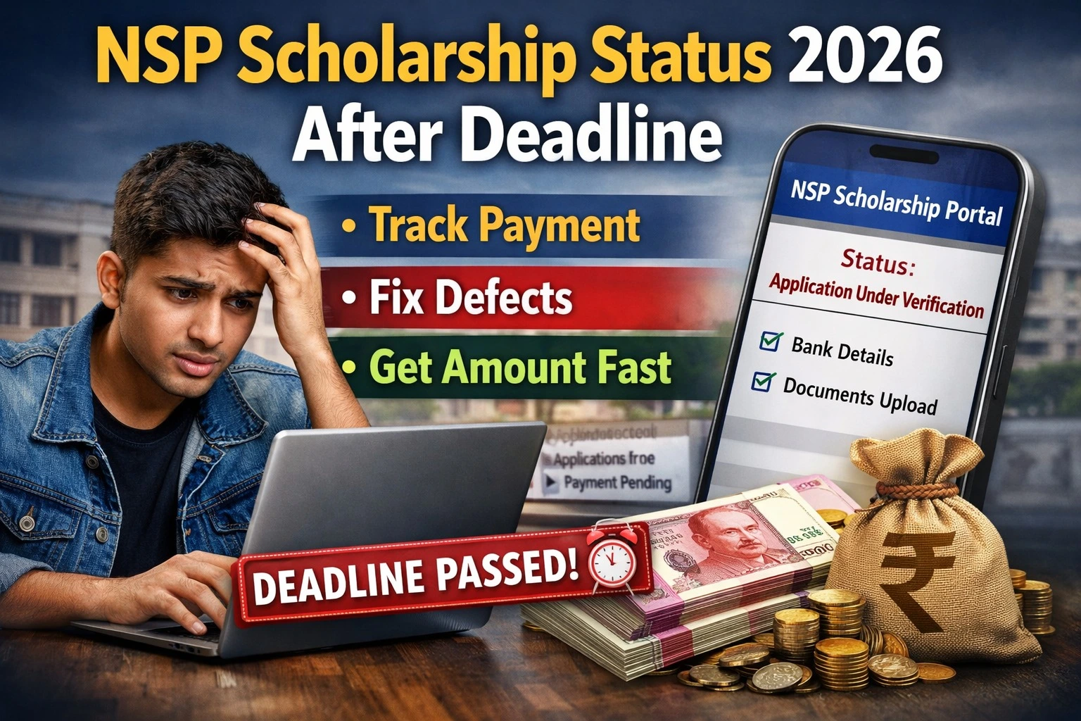 NSP Scholarship Status Check 2026: Step-by-Step Guide to Track & Fix ...